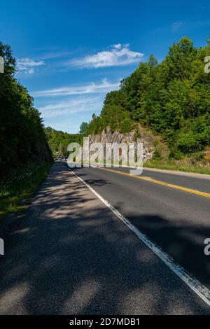 Highway through Minden Hills Ontario Canada Stock Photo - Alamy