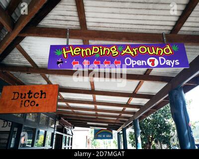 Nimbin, Australia: March 18, 2020: Nimbin Hemp Embassy - Nimbin is ...