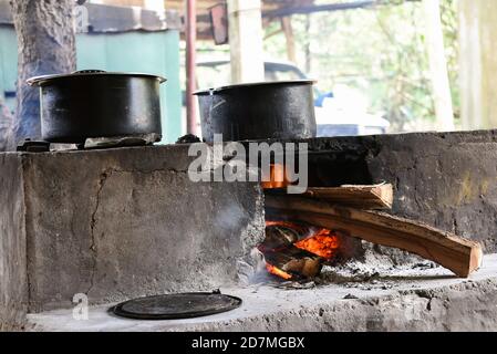 Antique kitchen wood burning stove from the 1930s This model was Stock ...