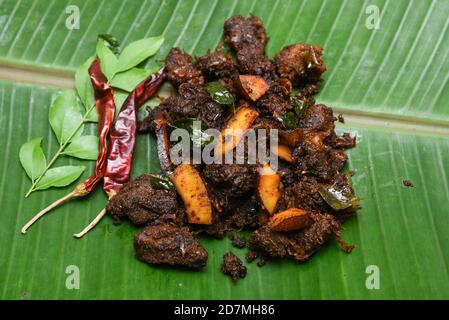 Kerala beef with parotta porotta roti. beef fry beef curry kerala style ...