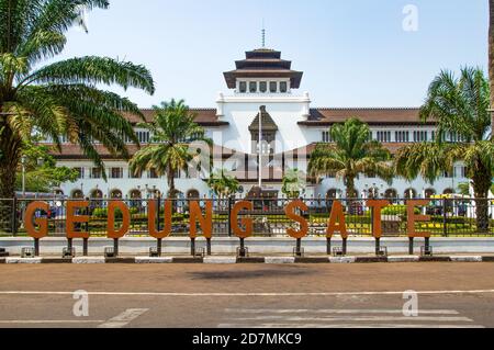 Gedung Sate, Dutch colonial building in Indo-European style, former ...