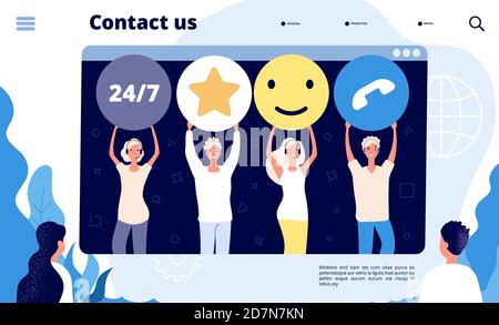 Shop helpline service concept with female operator taking orders and ...