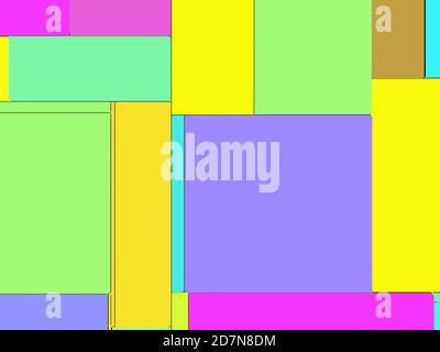 symmetrical abstract background of pixelated geometric shapes. Computer ...