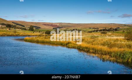 Hull Mill Pond at Delph, Saddleworth, Greater manchester Stock Photo ...
