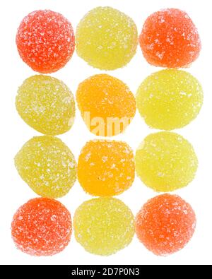 Green marshmallow candy isolated on a white background Stock Photo - Alamy