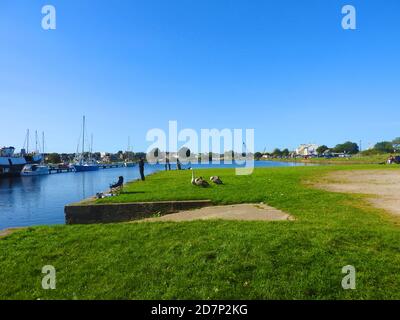 Boats at Glasson Dock Lancashire England Stock Photo - Alamy