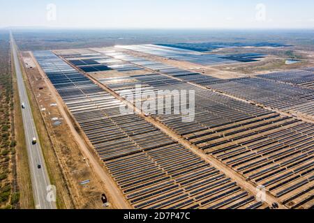 Juno solar project, Borden County, Texas, USA Stock Photo - Alamy