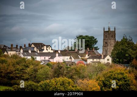 Drewsteignton in Devon Stock Photo - Alamy