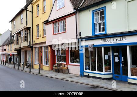 Shops and businesses on Magdalene street, Cambridge City ...
