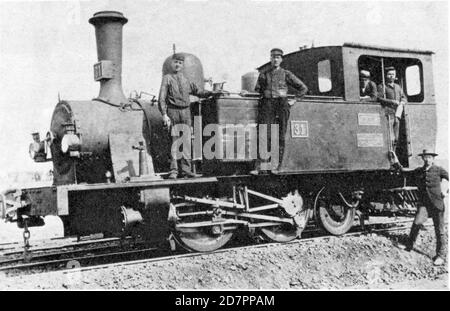The NZASM 19 Tonner 0-4-2T no. 31 is a type of steam locomotive used in ...