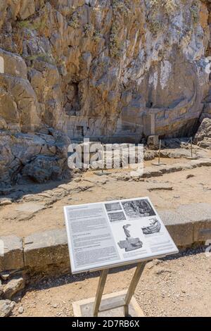 Relief Of A Rhodian Trireme Warship The Acropolis Lindos Rhodes Greek ...
