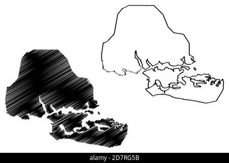 Vector city map of Abidjan, Côte d'Ivoire Stock Vector Image & Art - Alamy