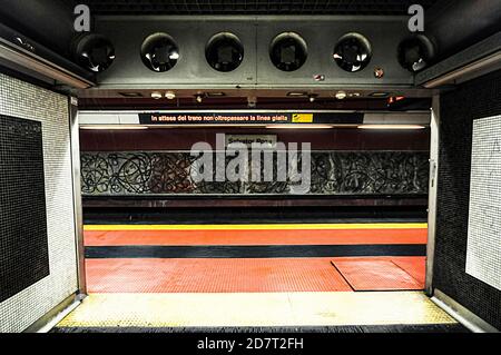 Italy Campania Naples - Subway Salvator Rosa metro - art installations ...