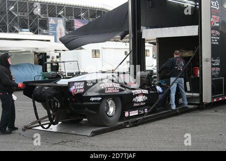 DRAGSTOCK XII 2020 Paddock/Pits area of Worldwide Technology Raceway in ...