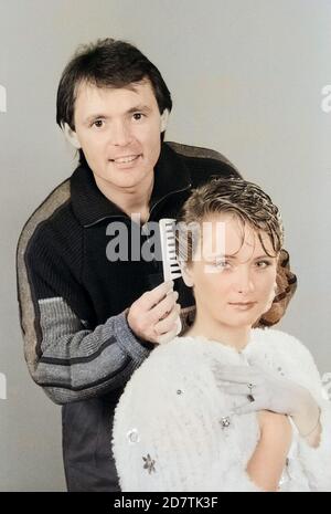 Nicole, deutsche Schlagersängerin, Deutschland um 1984. German schlager ...