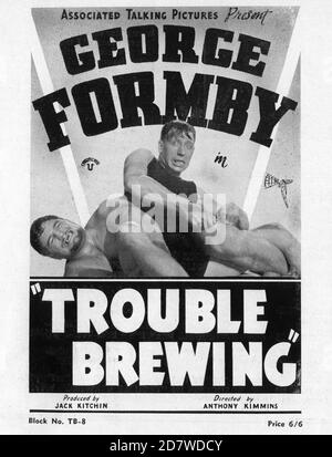 GEORGE FORMBY in TROUBLE BREWING 1939 director ANTHONY KIMMINS made at ...
