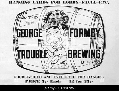 GEORGE FORMBY in TROUBLE BREWING 1939 director ANTHONY KIMMINS made at ...