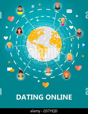 Vector illustration of people relationships and connections Stock Vector Image & Art - Alamy