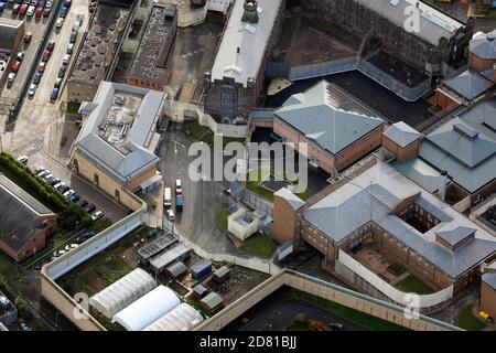 aerial view of HMP Leeds, Armley jail Stock Photo - Alamy