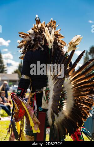 Outaouais, Quebec - September 19, 2020: Selective focus of young female ...