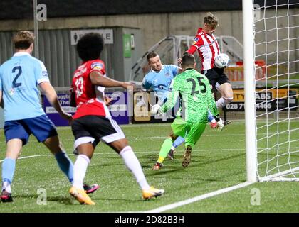 STEPHEN MALLON (Derry City FC) & IBRAHIM MEITE (Derry City FC) after ...
