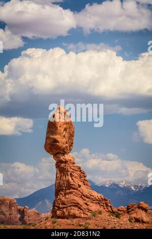 Sandstone formations in Utah, USA. Beautiful Unusual landscapes Stock ...