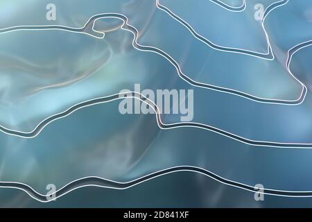 Topographic map background Valley and mountain, 3d rendering. Computer ...
