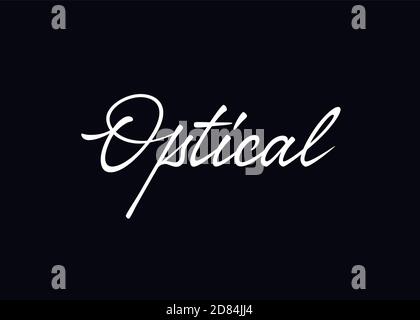 Opticians vector lettering Stock Vector Image & Art - Alamy