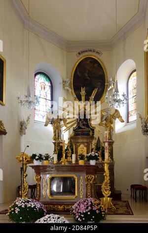 Altenmarkt an der Triesting: church St. Corona am Schöpfl, Wienerwald ...