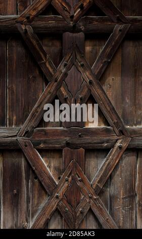 Woodwork on a traditional old Bavarian Farmhouse Stock Photo - Alamy