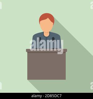Internship manager icon, flat style Stock Vector Image & Art - Alamy