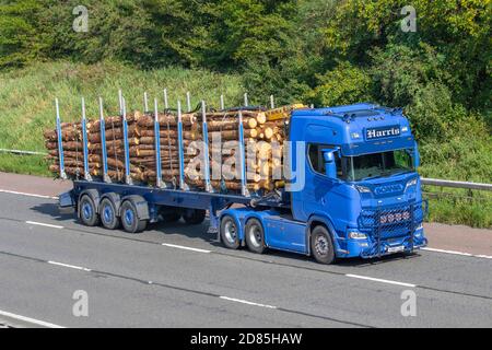 Scania Log Transport Lorry; Logging trucks. Trucking Timber to ...