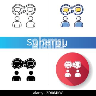 interpersonal relationship icon with people Stock Vector Image & Art ...