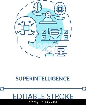 Superintelligence concept icon Stock Vector Image & Art - Alamy