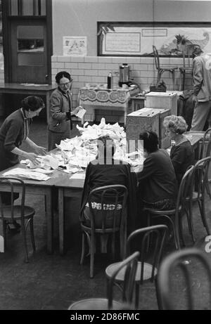 Election officials begin counting votes after the 2025 presidential ...