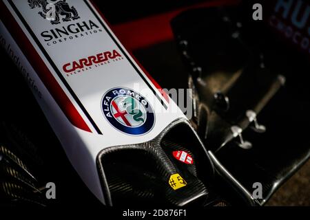 Alfa Romeo Racing logo. Formula One Testing, Day 1, Monday 18th ...
