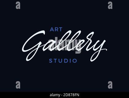 Gallery label and signboard Stock Vector Image & Art - Alamy