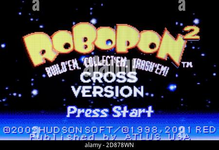 Robopon 2 - Cross - Nintendo Game Boy Advance Videogame - Editorial use ...