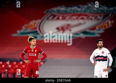 Liverpool's Rhys Williams during the UEFA Champions League Group D ...