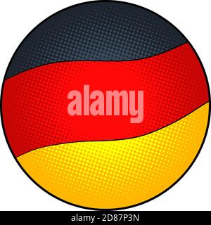 Germany flag and map Stock Vector Image & Art - Alamy