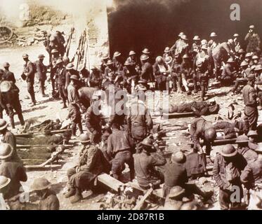 WWI, First Aid Station, 1918 Stock Photo - Alamy