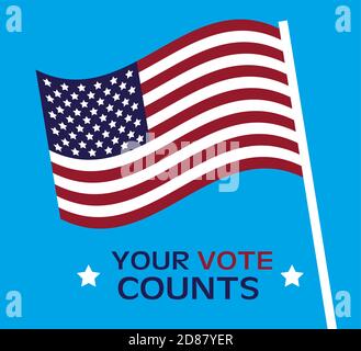 USA vote 2020. Elections in America. Voting for the president of ...