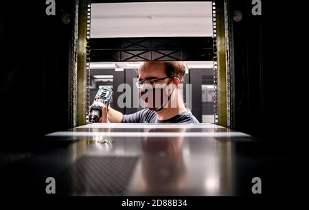 Berlin, Germany. 22nd Oct, 2020. System administrator Alexander ...