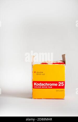 Box of old Kodak Kodachrome slide transparencies Stock Photo - Alamy
