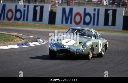 Aston Martin Project 214 classic, vintage racing car competing in the ...