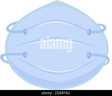 filtration surgical mask cartoon vector illustration Stock Vector Image ...