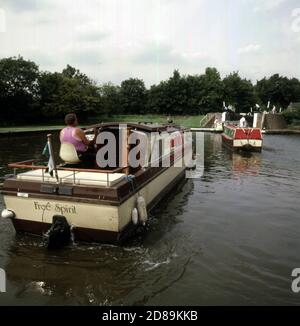 Leisure activity at Knowle Locks, Solihull Stock Photo - Alamy