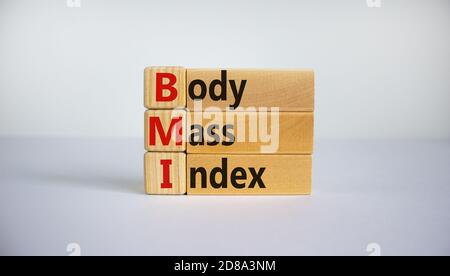 BMI body mass index letter blocks with tape measure Stock Photo - Alamy