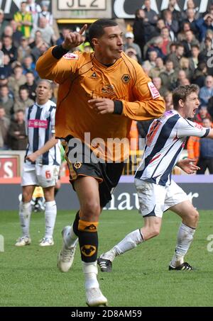 Wolverhampton Wanderers' Jay Bothroyd celebrates scoring the only goal ...