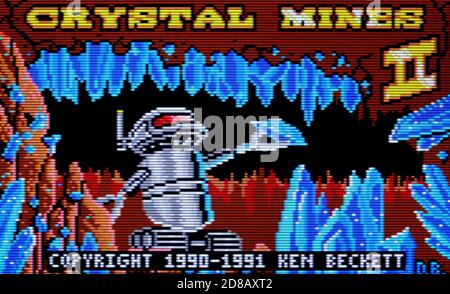 Crystal Mines II - Atari Lynx Videogame - Editorial use only Stock ...